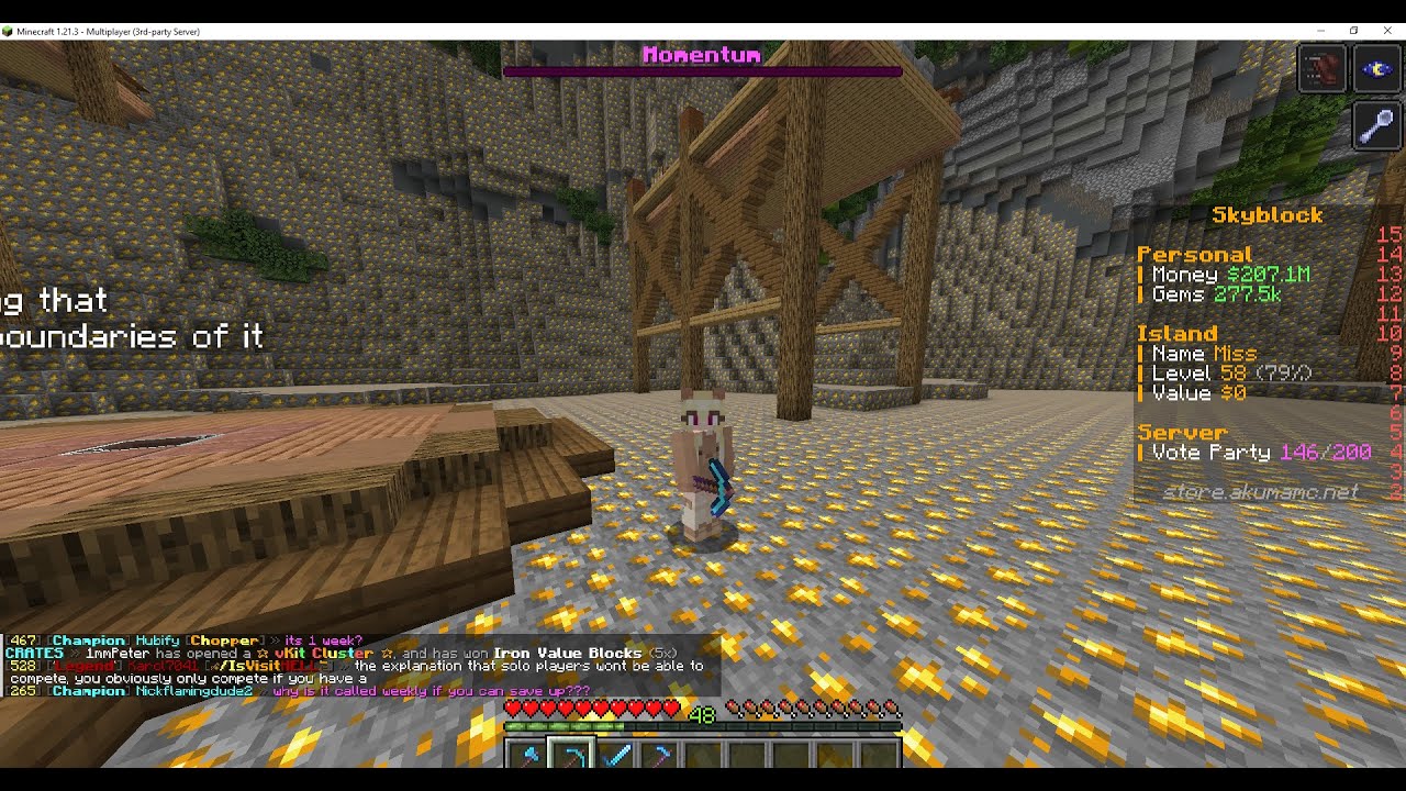 Minecraft Skyblock Season 2 ep 9 (AkumaMc) - YouTube