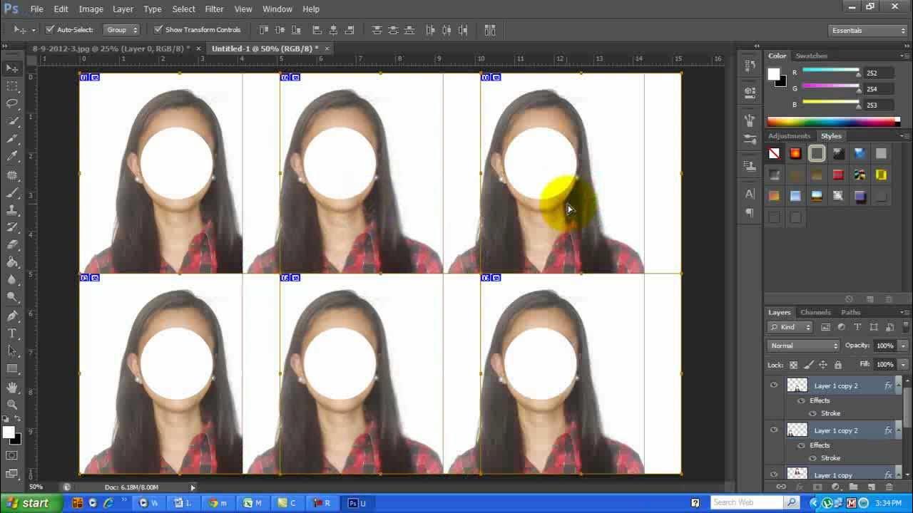 How to eliminate background perfectly and create i.d. pic using ...