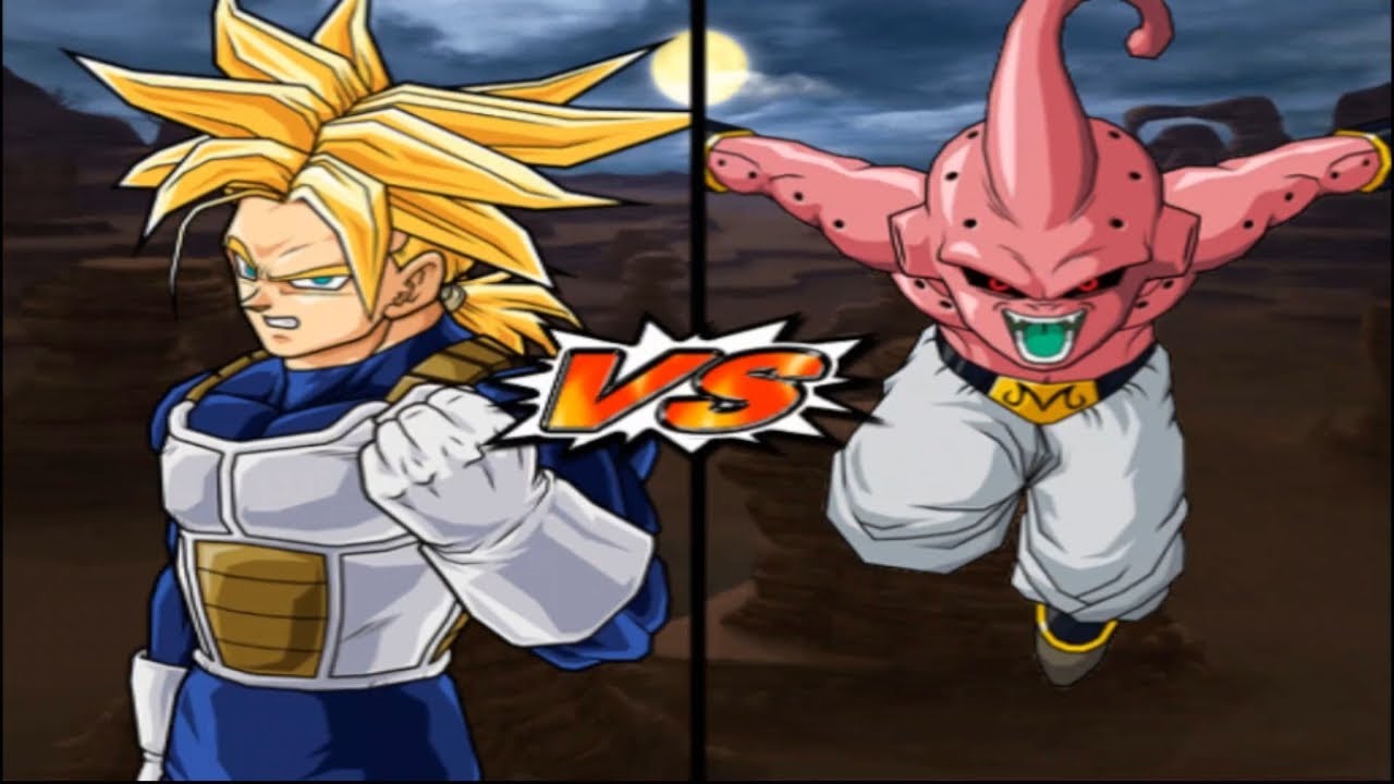 DBZ Budokai Tenkaichi 3 - Trunks VS Kid Buu - YouTube