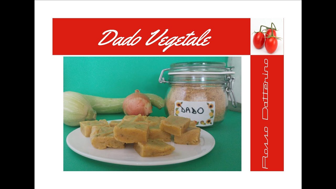 DADO VEGETALE FATTO IN CASA RICETTA FACILE - Homemade...CASALINGO ...