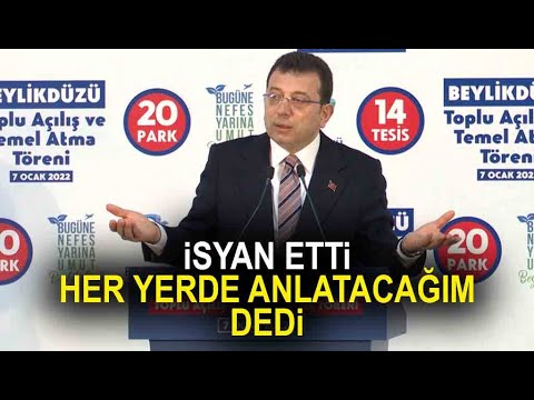 Ekrem İmamoğlu, müftüye isyan etti! 'her yerde anlatacağım' dedi!