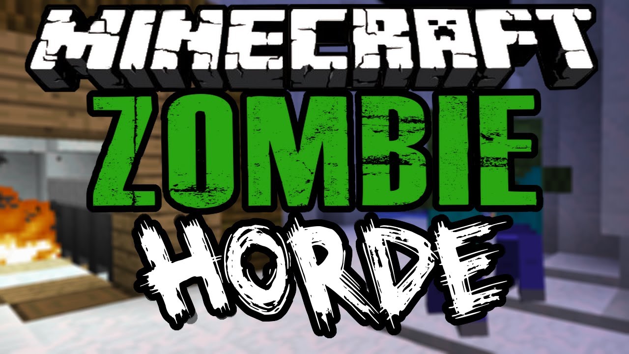 Zombie Hoard!- (Minecraft Zombie Mini Game) - YouTube