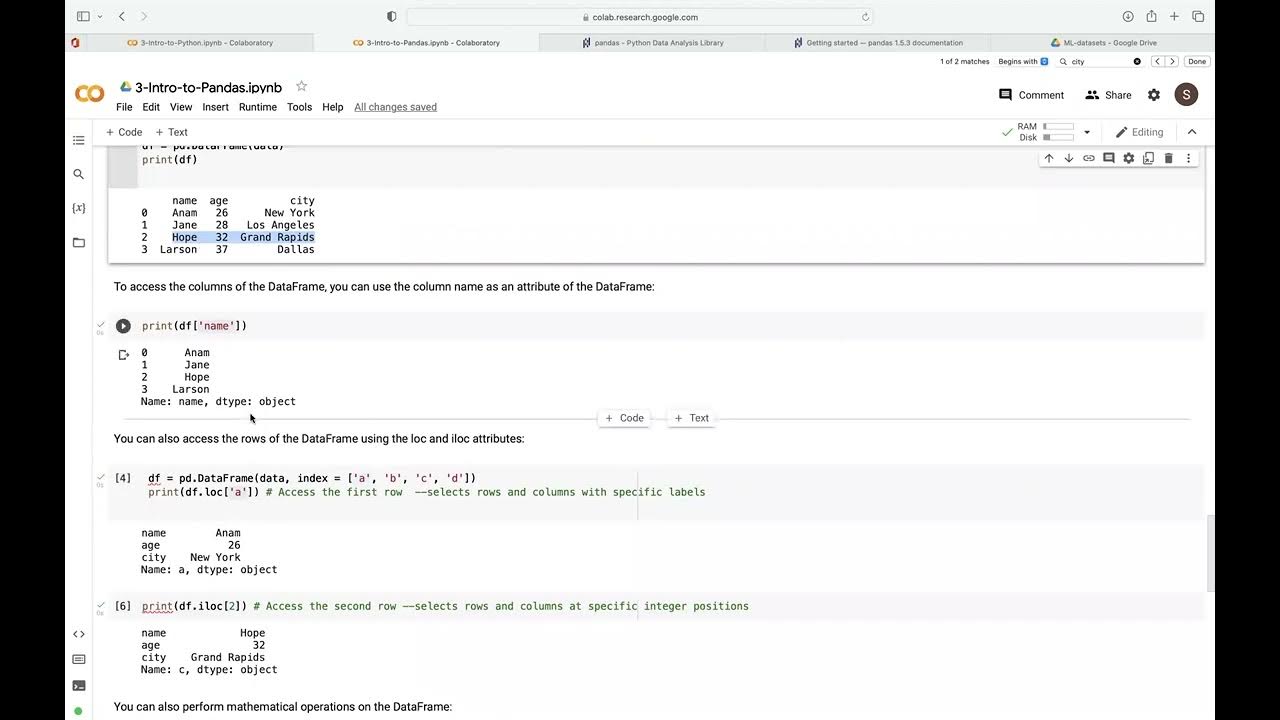 What are DataFrames in Python (Pandas) - YouTube