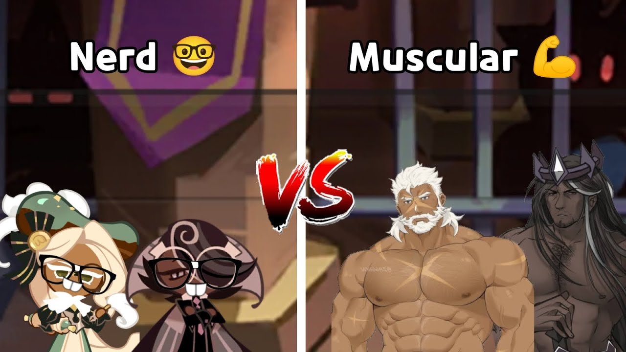 Skinny nerds 🤓 vs Muscular 💪 Battle - Cookie Run kingdom - YouTube