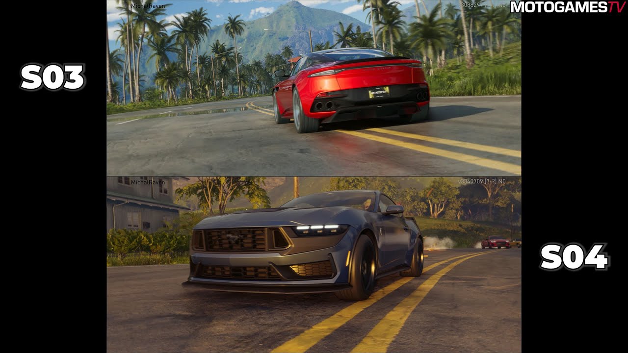The Crew Motorfest - Start Menu Comparison (Season 3 vs Season 4) - YouTube