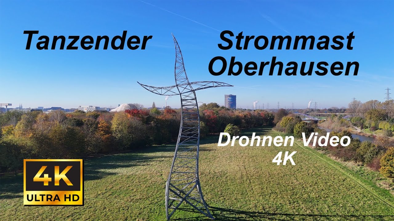 Tanzender Strommast | Oberhausen | Drohne 4K | UHD - YouTube