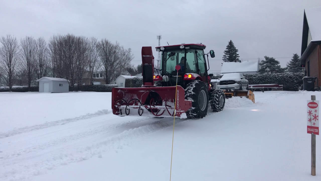 2021 tym t574. With ssta 6-10 snow pusher - YouTube