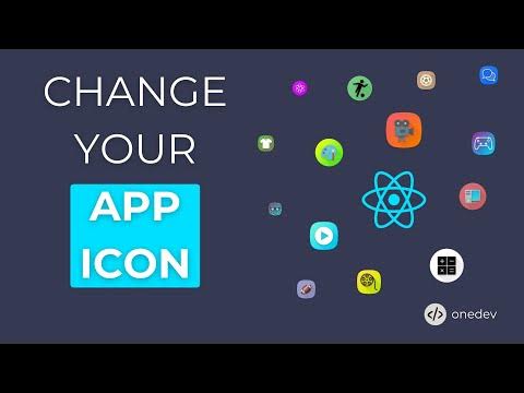 Change App Icon - React Native - YouTube
