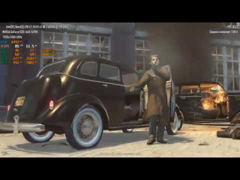 GTX 1660 SUPER, GTX 1050TI Mafia II NVIDIA PHYSX ON 1080p - YouTube