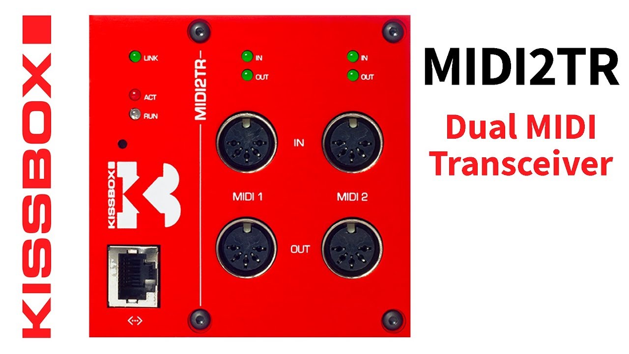 MIDI2TR - Dual MIDI Transceiver - YouTube
