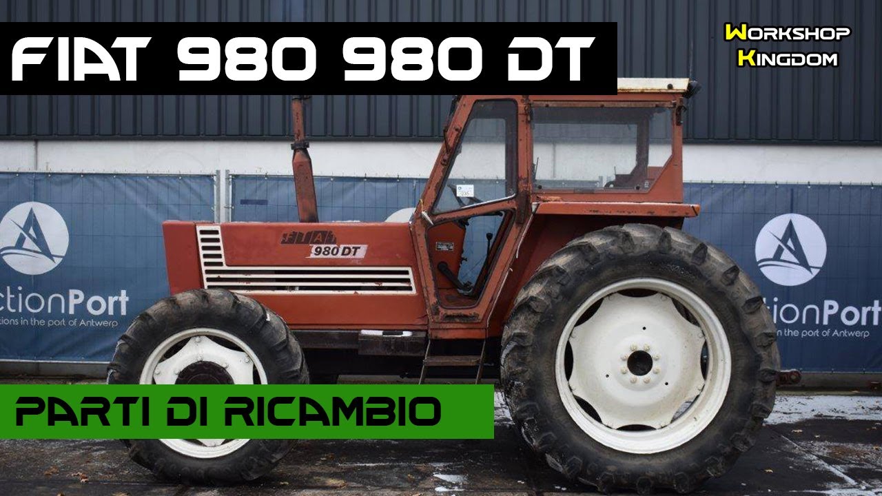 FIAT TRATTORI SERIE 980 980 DT Catalogo Parti Di Ricambio - ITALIANO ...
