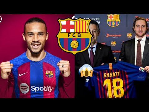 ✅C'EST MAINTENANT OFFICIEL !! C'EST CONFIRMÉ ! SANE ET RABIOT ARRIVENT AU FC BARCELONE EN JUILLET!?