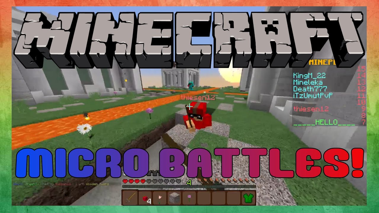 MINECRAFT: MICRO BATTLES! ~2~ - YouTube