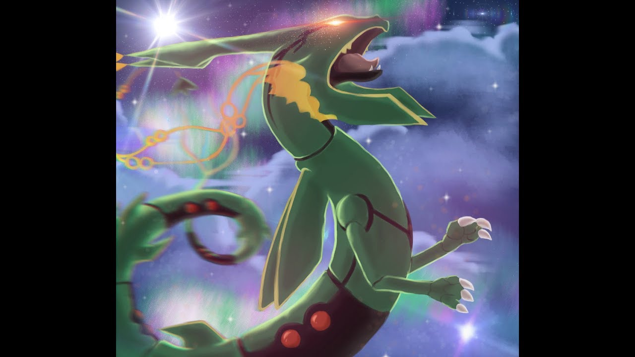 HACKER!! EXPOSED 6 SHINY MEGA RAYQUAZA IN BATTLE SUN AND MOON - YouTube