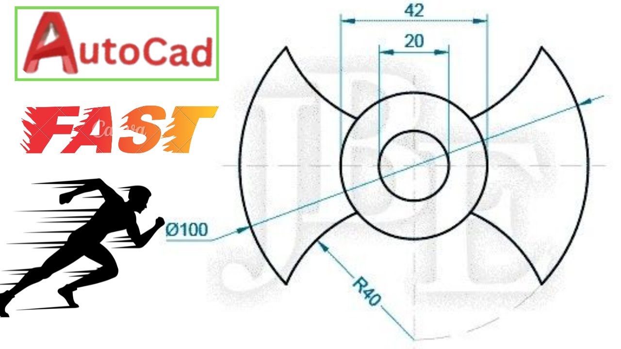 "AutoCAD 2D Fast Drawing | Quick & Easy 2D Tutorial for Beginners ...