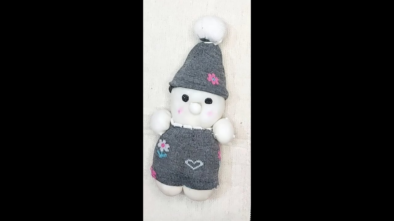 Cute Doll Making with Socks | Doll Making Easy - YouTube
