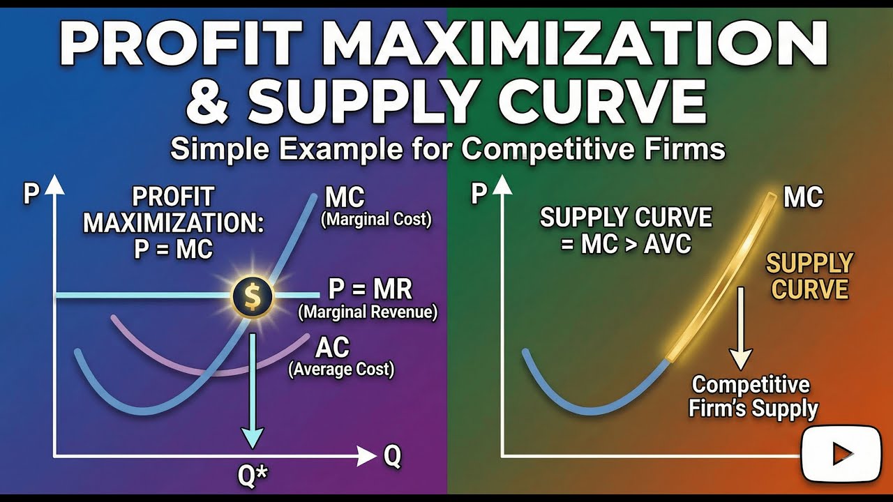 Simple Example of Profit Maximization (Profit Maximization and the ...