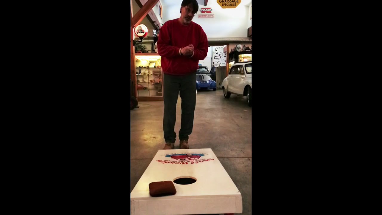 I Missed A Few Cornhole Shots - YouTube