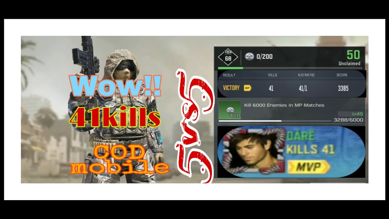 41 kills|| COD MOBILE|| 5VS5 GAMEPLAY - YouTube