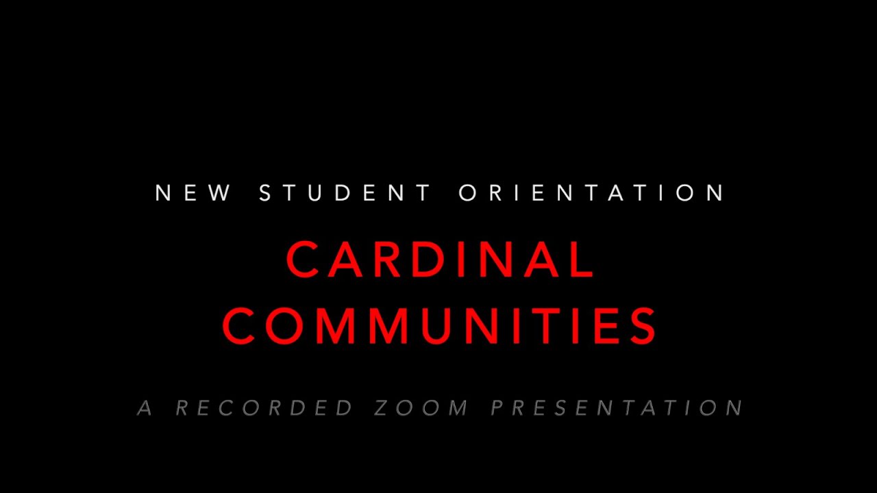 Cardinal Communities - Zoom Presentation - YouTube