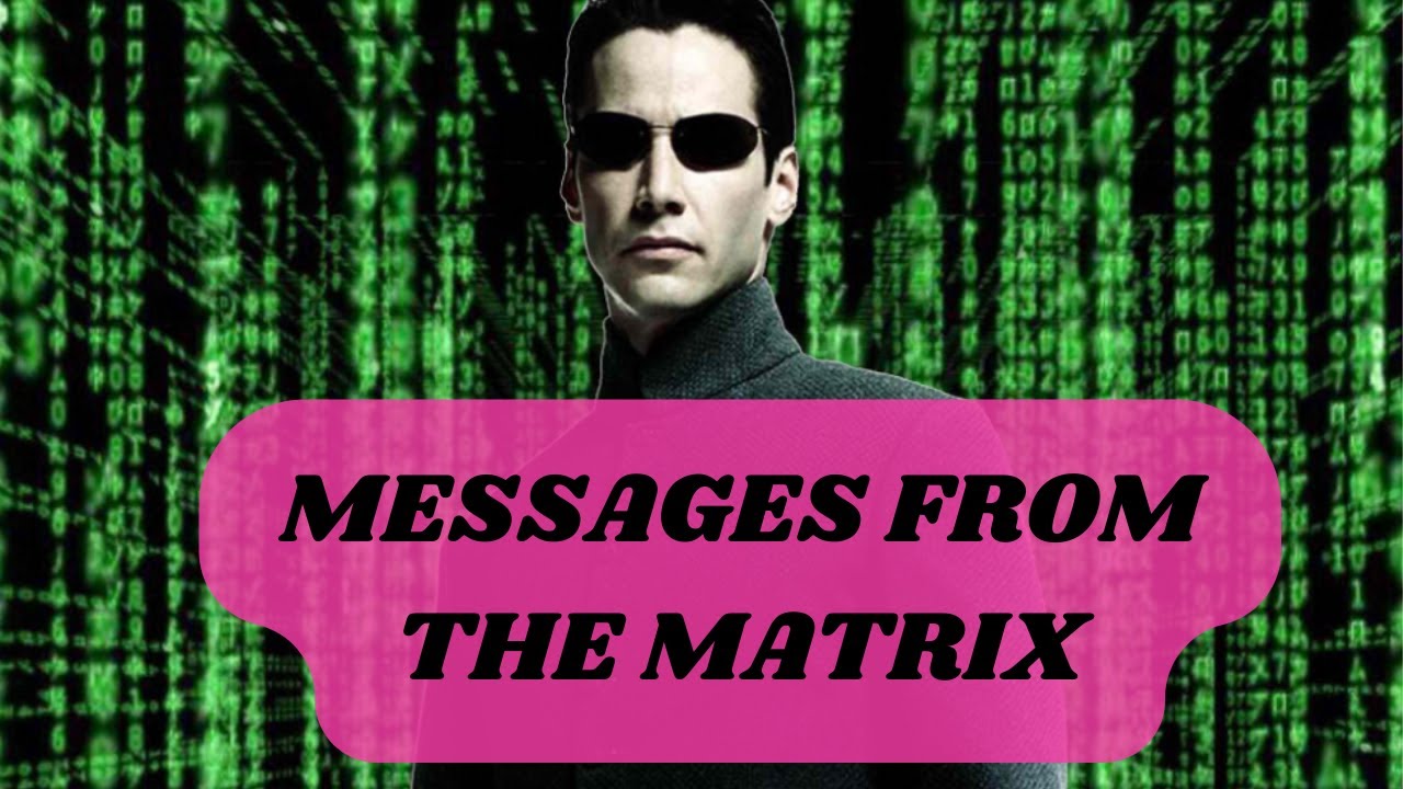#tarot Messages from The Matrix - YouTube