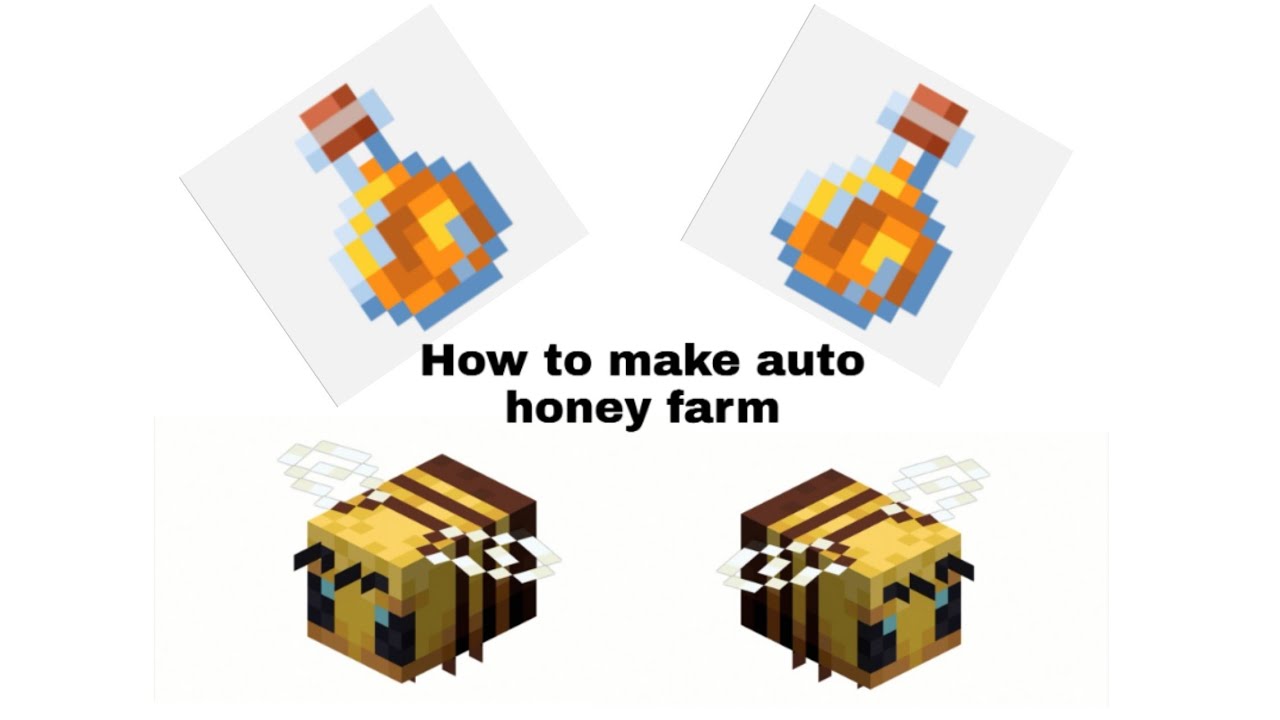 How to make auto honey farm minecraft(minecraft 1.14 link is in the ...
