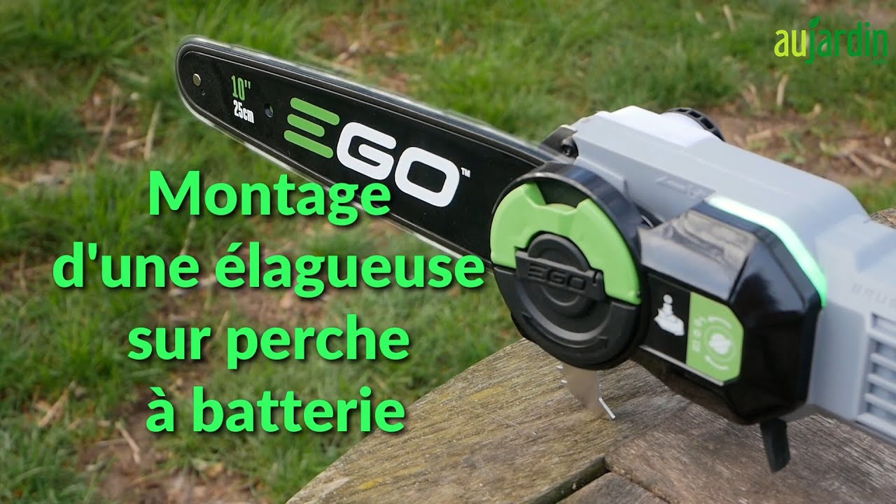 DÉBALLAGE, MONTAGE et ESSAI de l'ÉLAGUEUSE sur PERCHE à BATTERIE🔧EGO ...