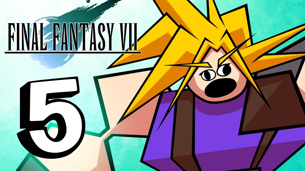 Oney Plays Final Fantasy VII (FF7) - EP 5 - Cloud's Fall - YouTube