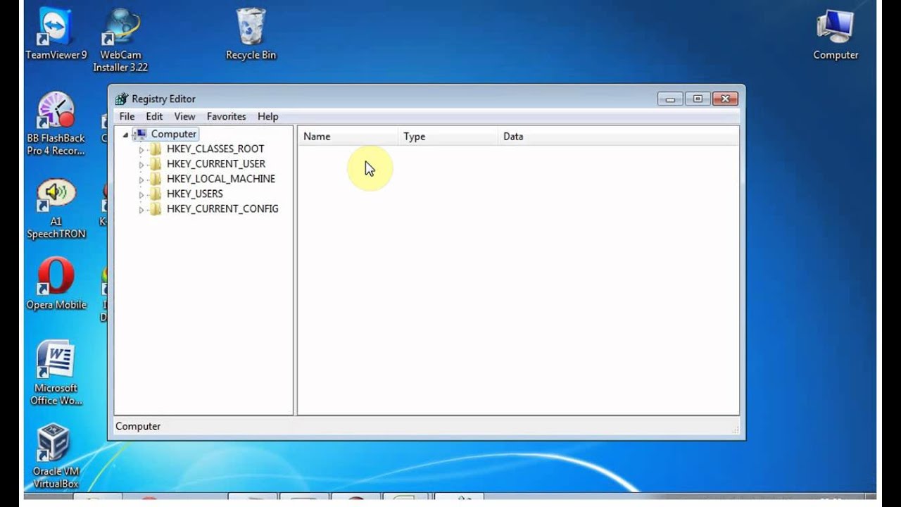 Windows 7 Tips and Tricks : How to access registry - YouTube