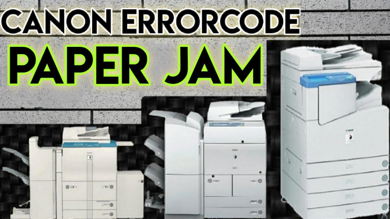 CANON IR 5055-5075 PAPER JAM | PAPER PASSING @techllywood11 - YouTube
