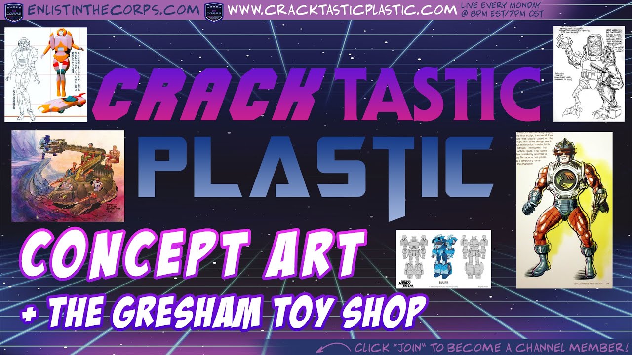 Cracktastic Plastic 123: Concept Art + The Gresham Toy Shop - YouTube