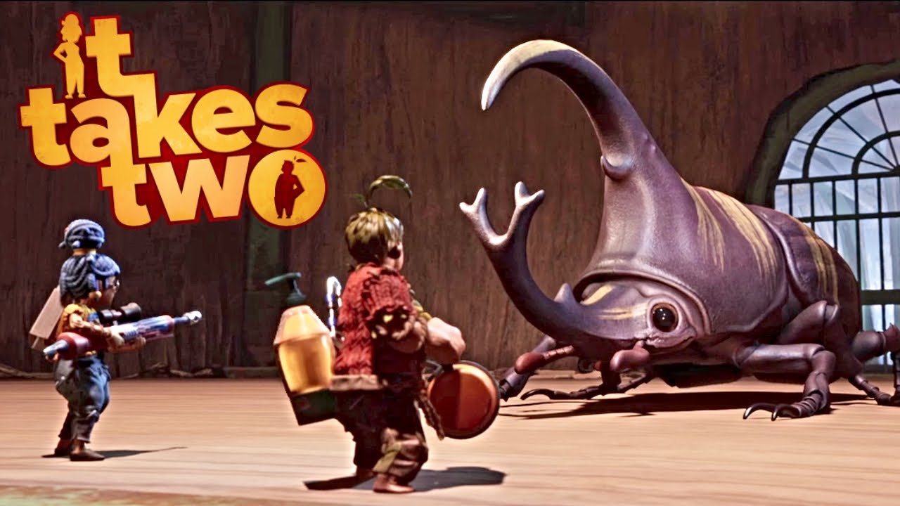 It Takes Two: The Tree - Boss Fight: Giant Beetle. Jellyfish River ...