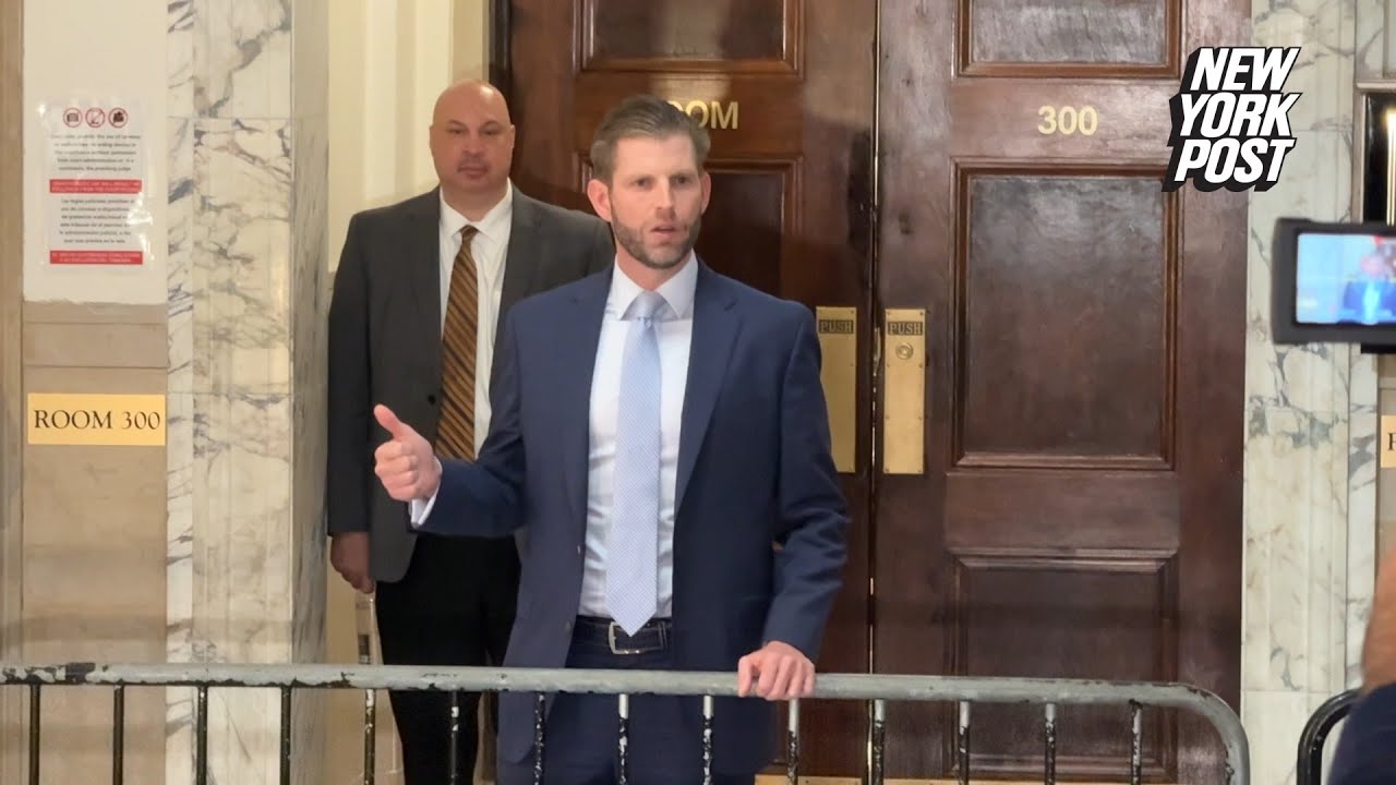 Eric Trump on fraud trial , calls it 'charade,' 'an absolute joke ...
