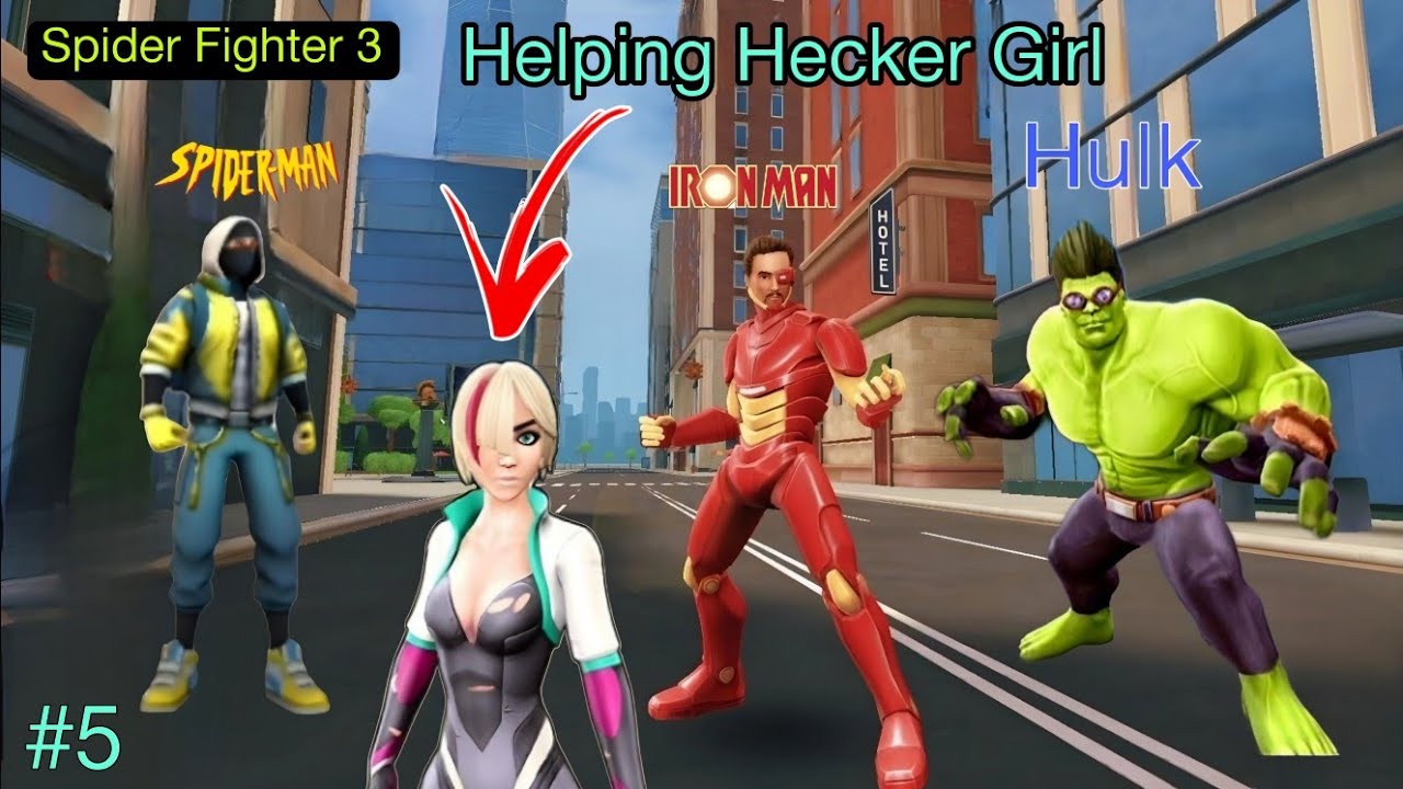 I Have Completed All The Missions Of The Hacker Girl ll Spider Fighter ...