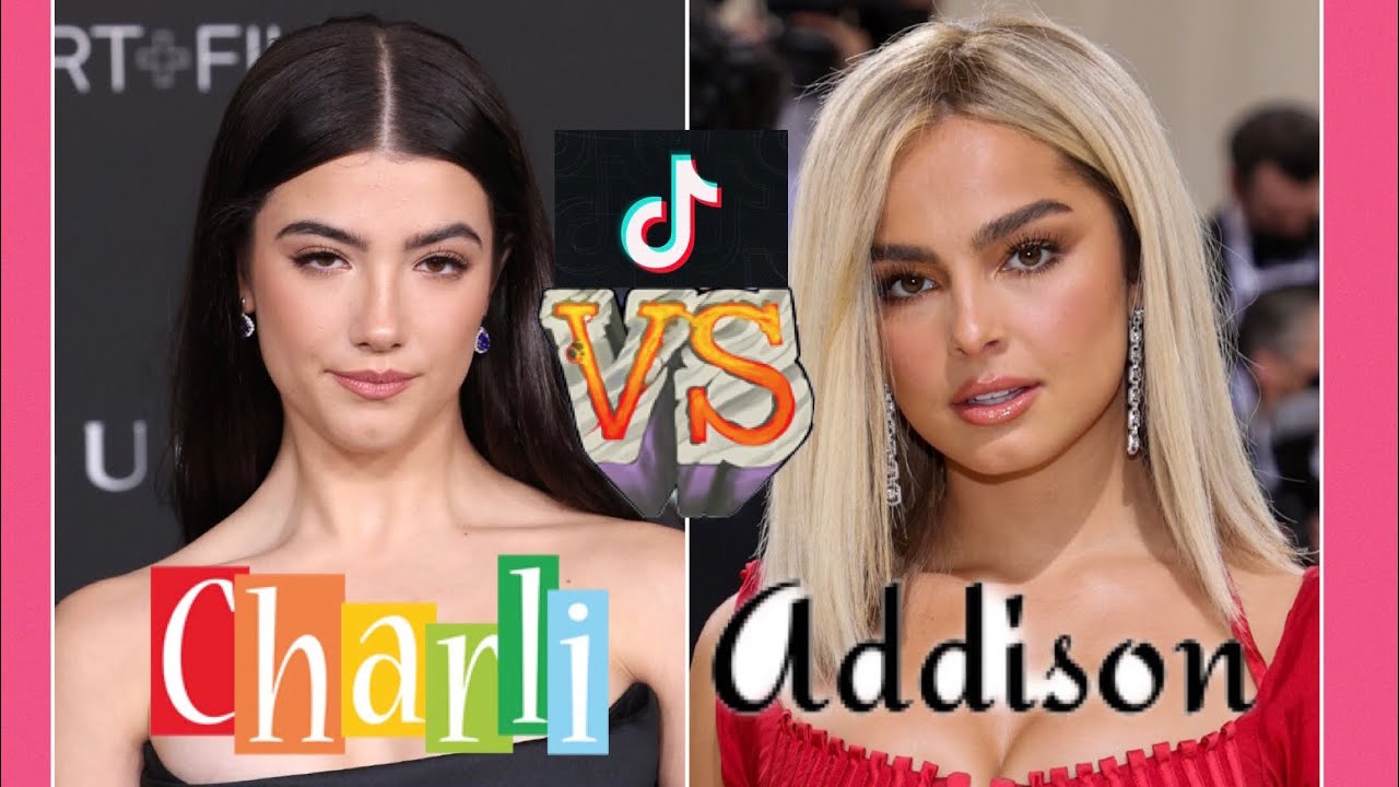 Charli vs Addison TikTok - YouTube