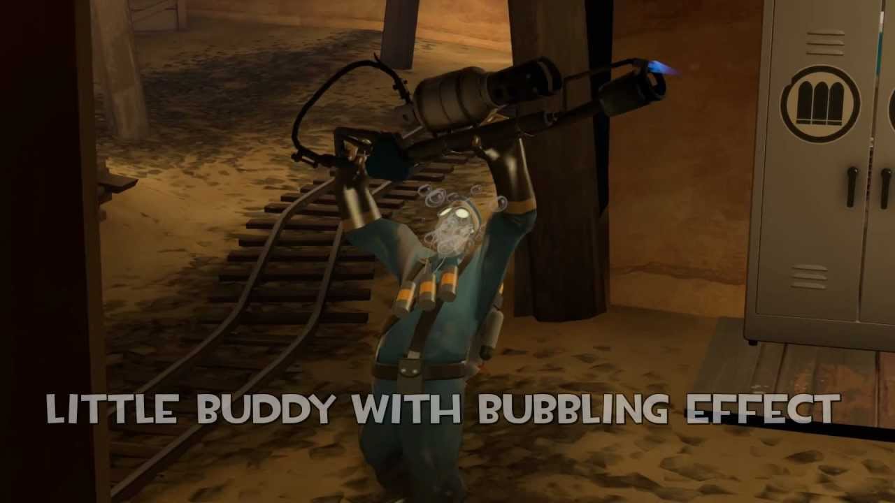 Team Fortress 2 - Unusual Little Buddy with Bubbling Effect - YouTube