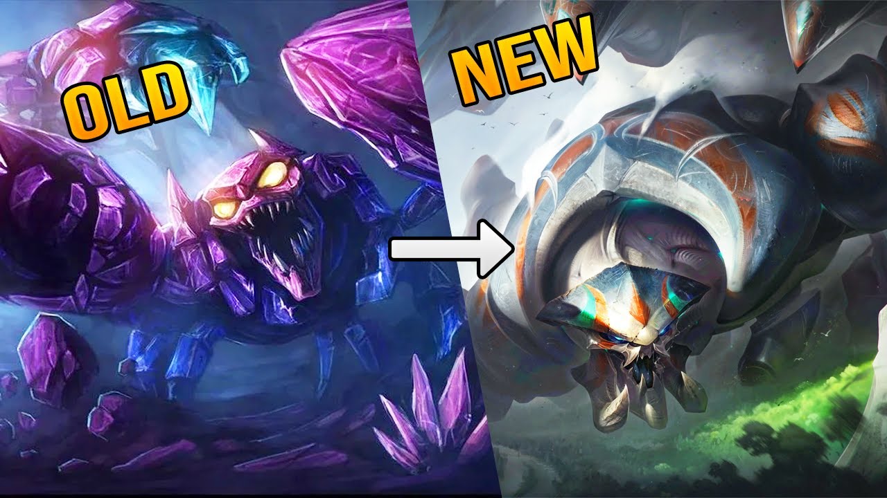 Evolution of All Splash Arts in League of Legends PART 2(Old vs New ...