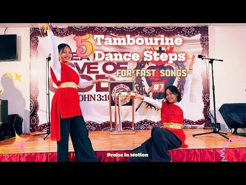 5 Tambourine Dance Steps for Praise with Ivanlyn and Sheena pt. 7 ...