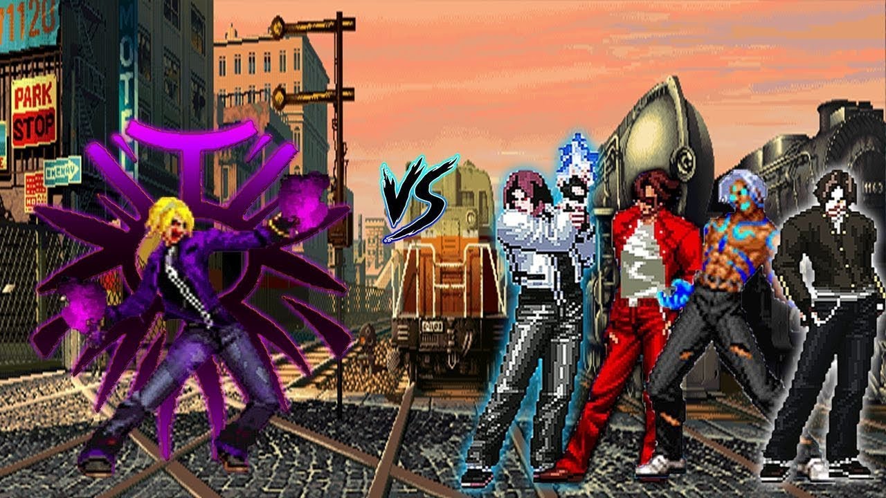 (Mugen World) Angus Purple Vs Kyo Kusanagi Team - YouTube