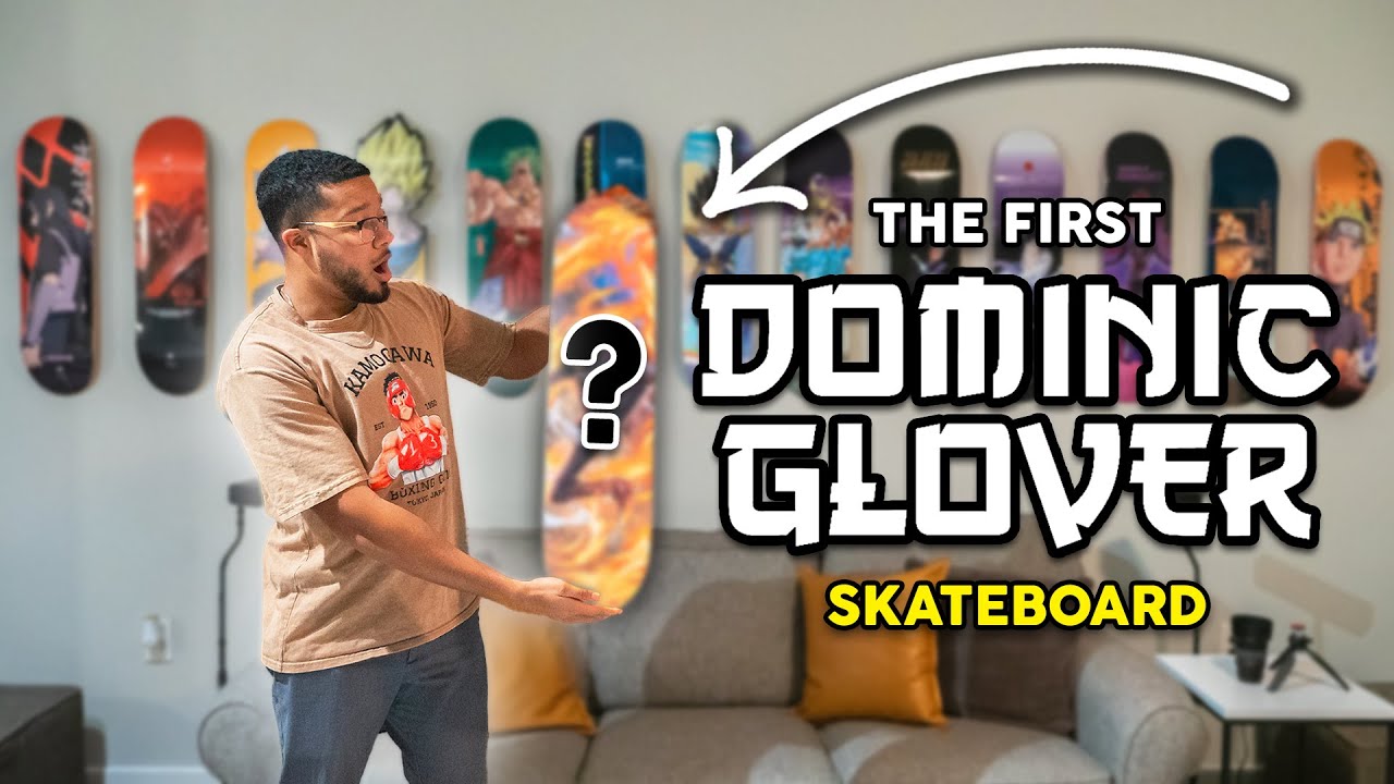 The First Dominic Glover Skateboard! - YouTube