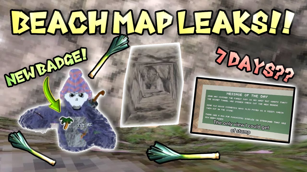 Beach map was leaked again!!! (Gorilla Tag) - YouTube