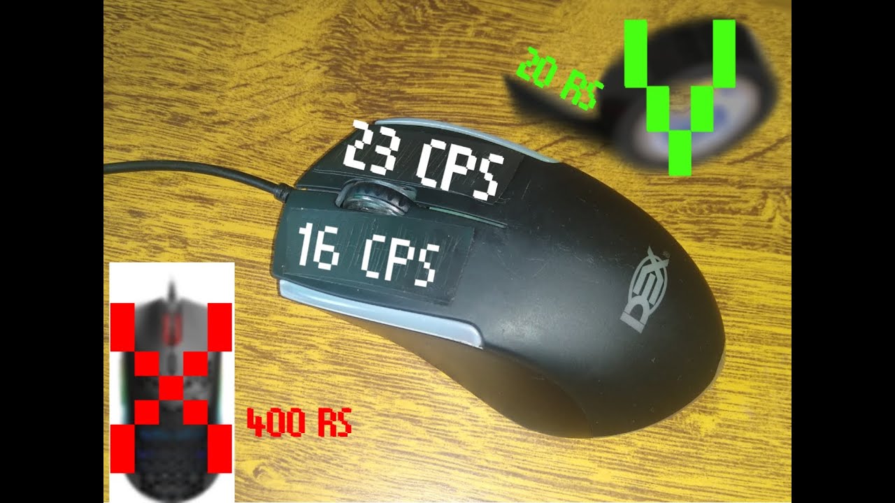 como fazer mais de 10 cps, com drag-click com qualquer mouse - YouTube