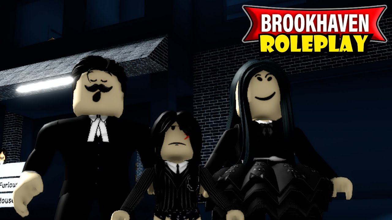 WEDNESDAY ADDAMS : LA RENTREE SCOLAIRE dans BROOKHAVEN RP ! - EPISODE 1 ...