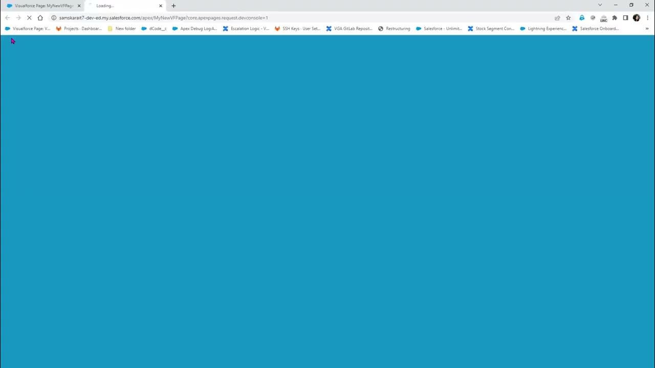 Salesforce Development 02 Visualforce Usage Execution And Debug Visualforce Program Page