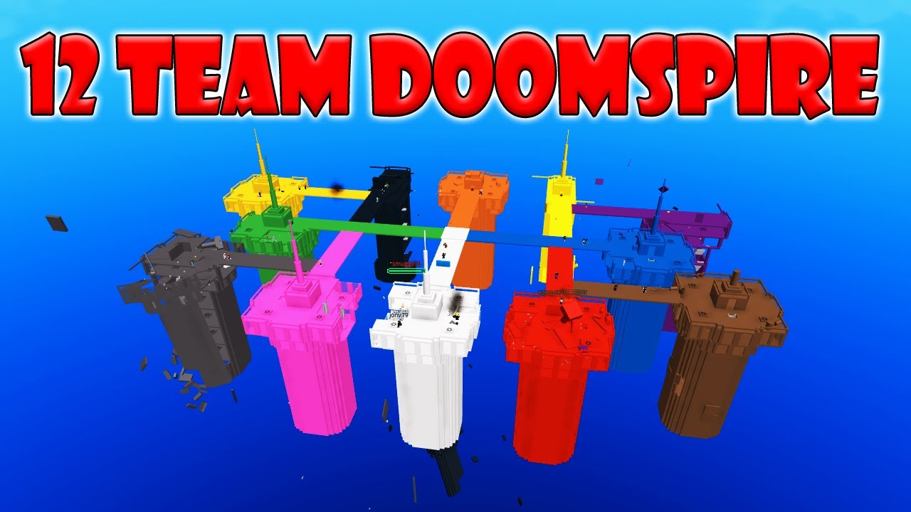 12 TEAM DOOMSPIRE BRICKBATTLE - YouTube