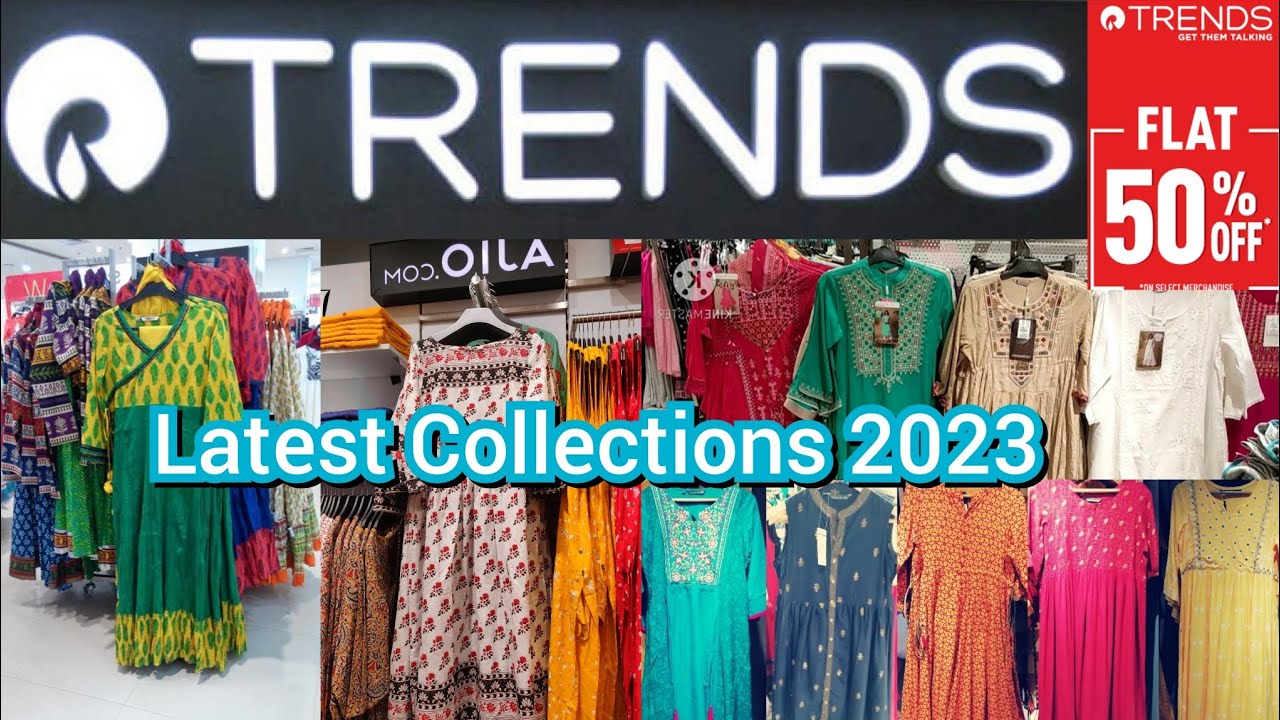Reliance Trends New Collection 2023 | Trends Festival Kurti Collection ...