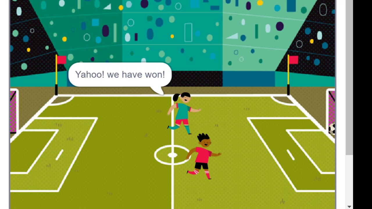 My First Animation, A Football Game - YouTube