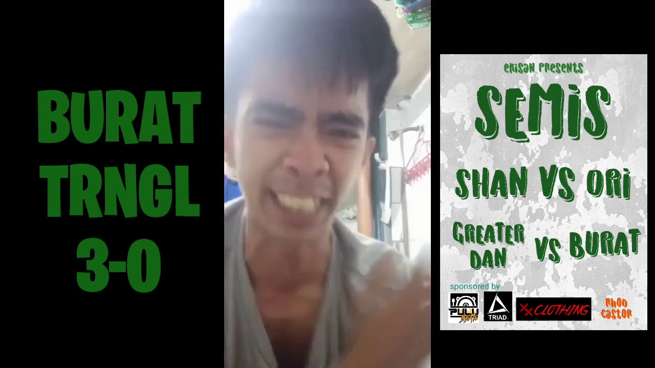EKISAN - GREATER DAN VS BURAT (BURAHAN NG NGALAN 2 SEMIS) - YouTube