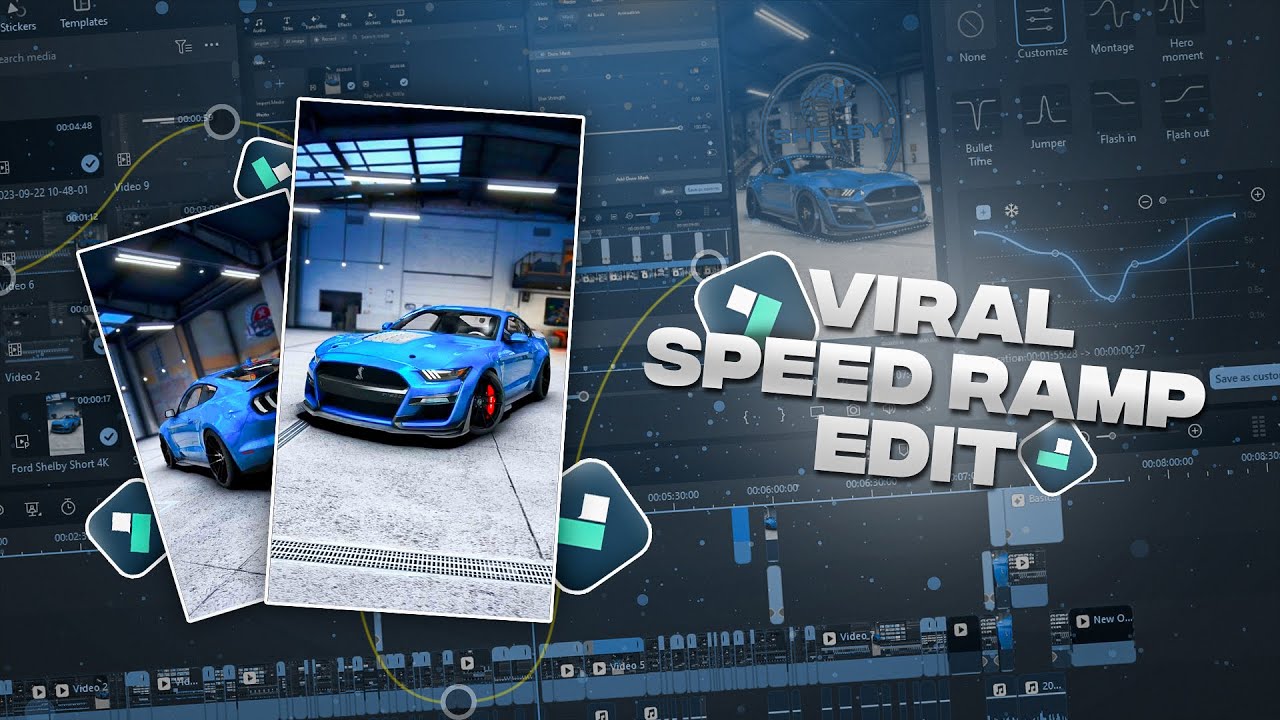 How to Create a Viral SPEED RAMP Edit in Filmora 12 - YouTube