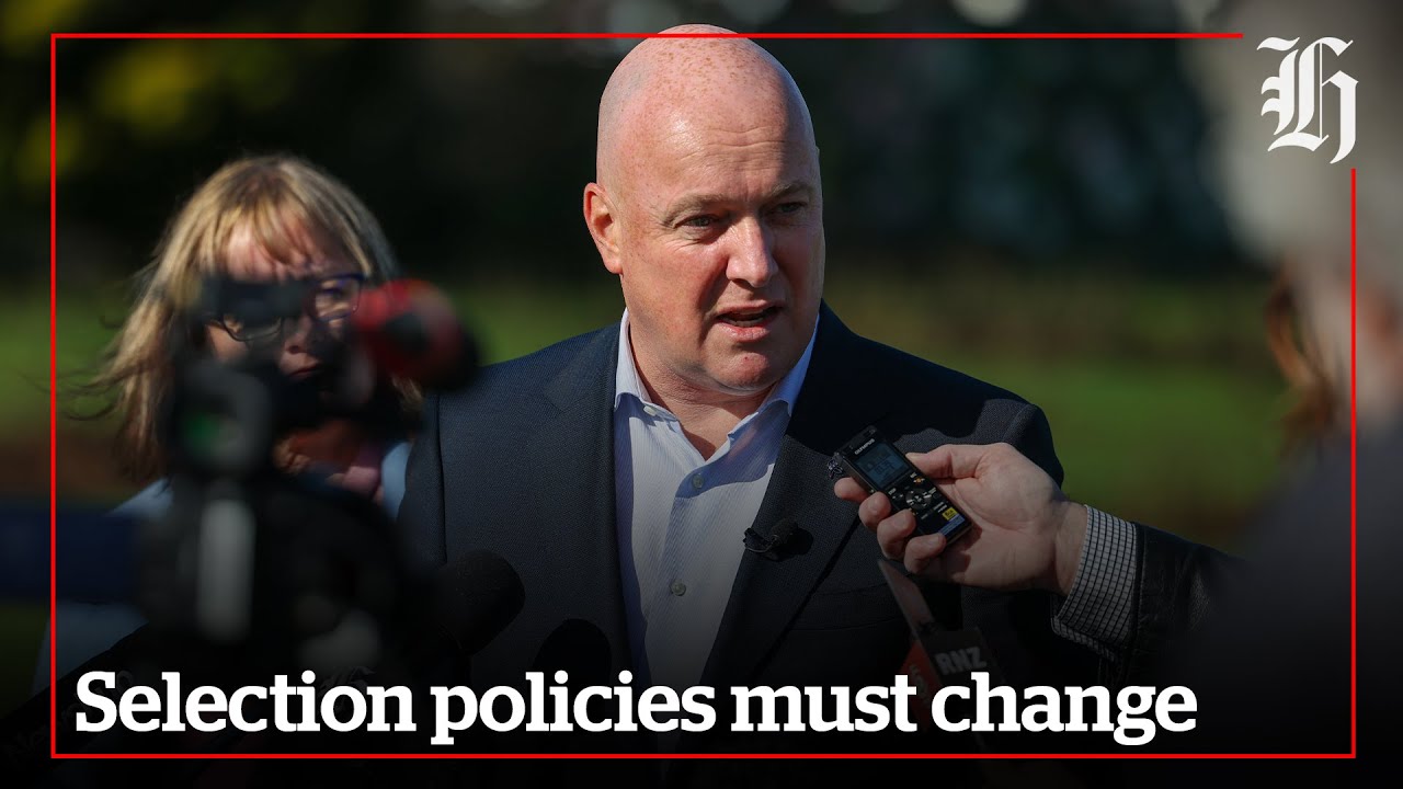 Christopher Luxon speaks on visit to Te Awamutu | nzherald.co.nz - YouTube